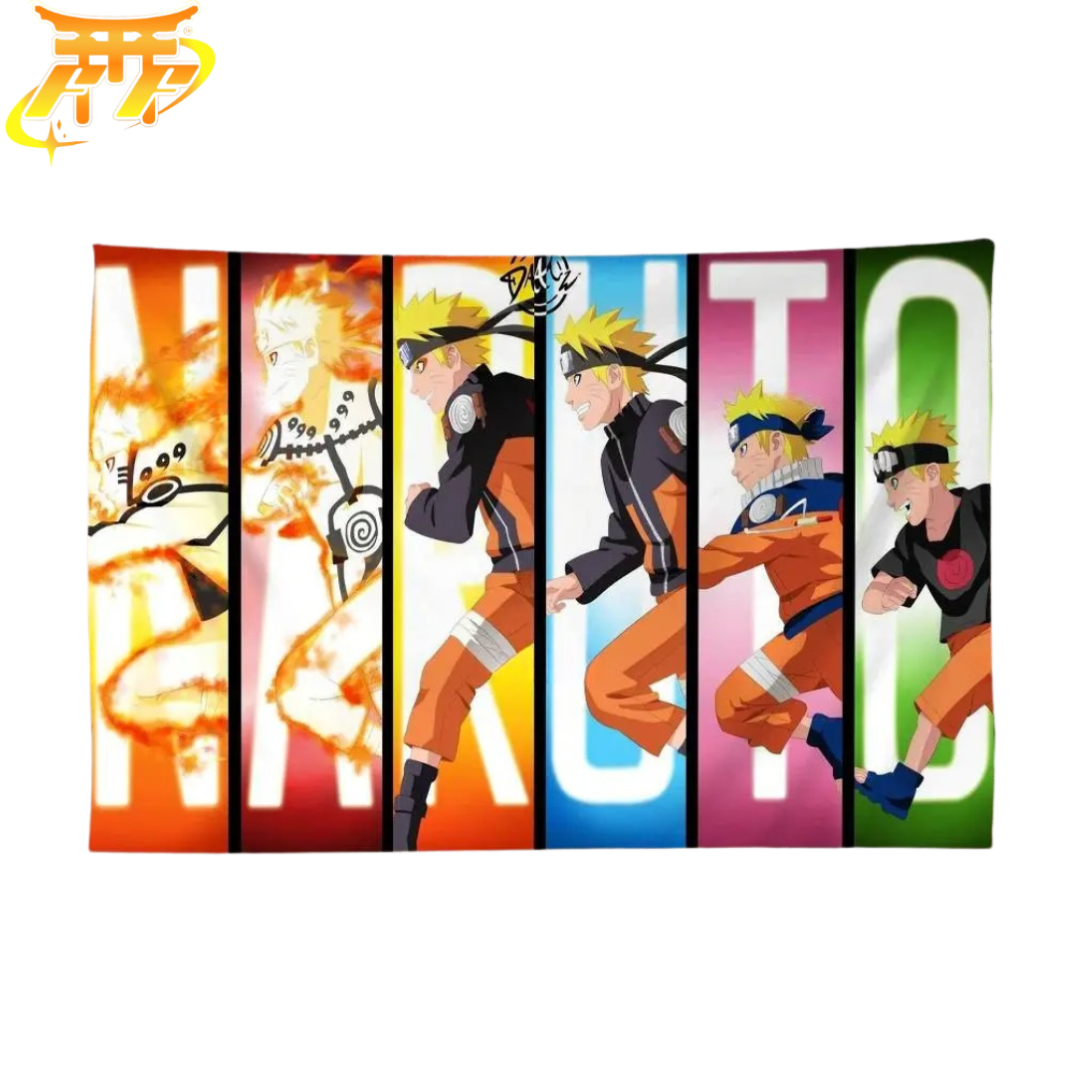 Naruto "Evolution of the Hero" Flag – Anime-Figures-Canada